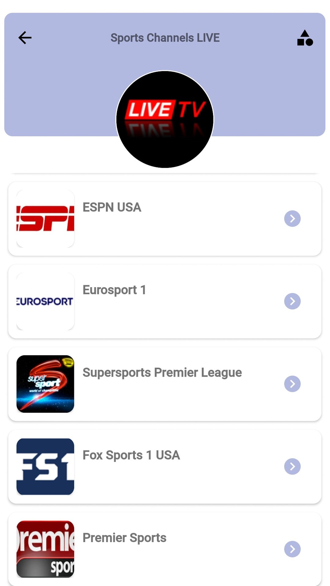 Live Football TV - App on Amazon Appstore