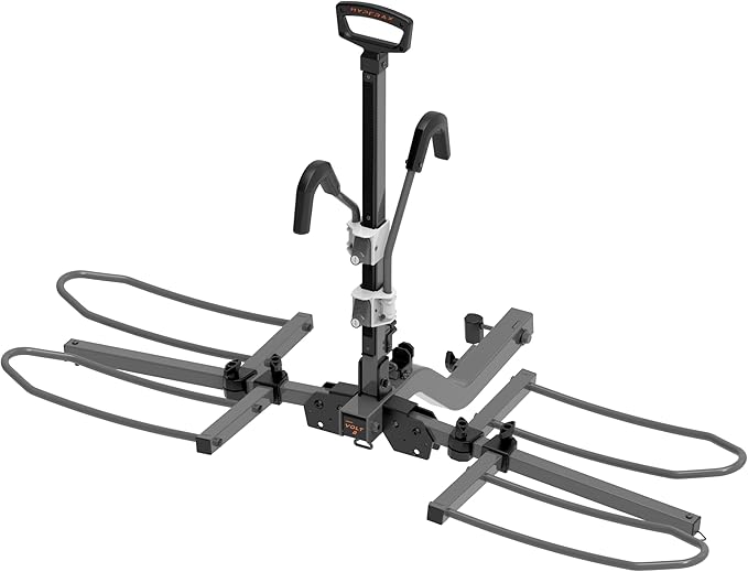 HYPERAX 2024 Volt 2 -E Bike Hitch Mounted Platform Style 2 Bikes Carrier for Car, SUV, Trucks ...