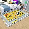 Amazon.com: Construction Rugs for Boys Room - Construction Play Rug ...