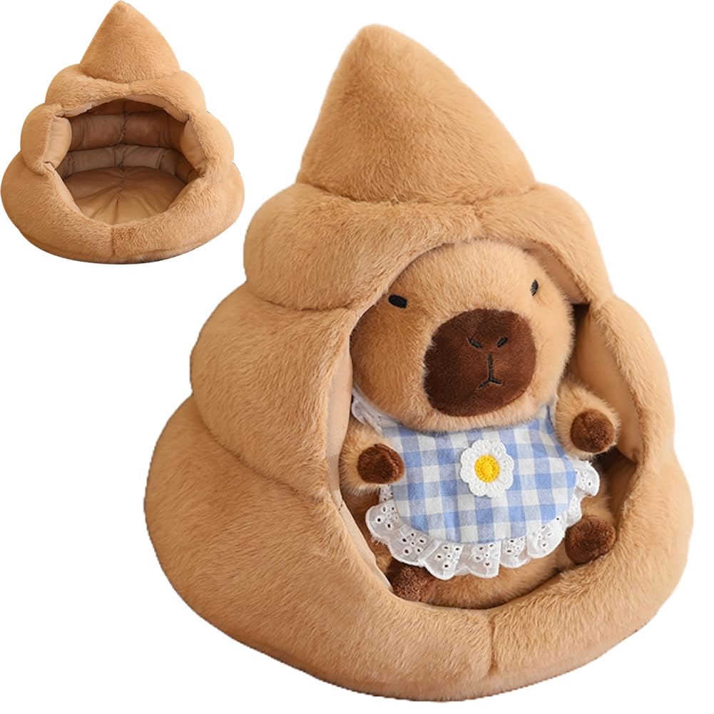 Amazon.co.jp: REDICE ぬいぐるみ カピバラ 動物のぬいぐるみ 2枚セット [正規品] 肌に優しい カピバラのぬいぐるみ ...