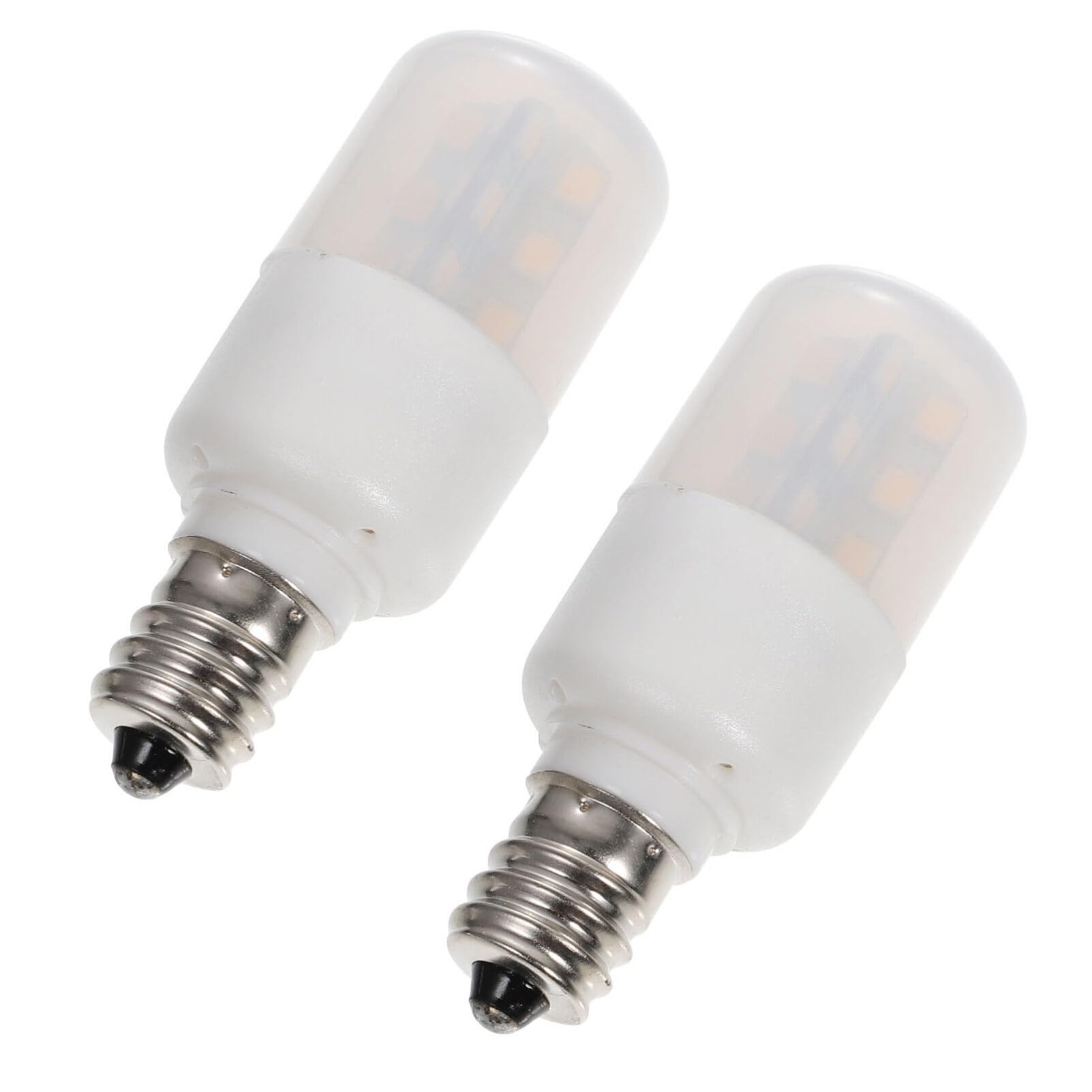 Veemoon 2pcs Small E12 LED Light Bulbs, Refrigerator Light Bulb White ...