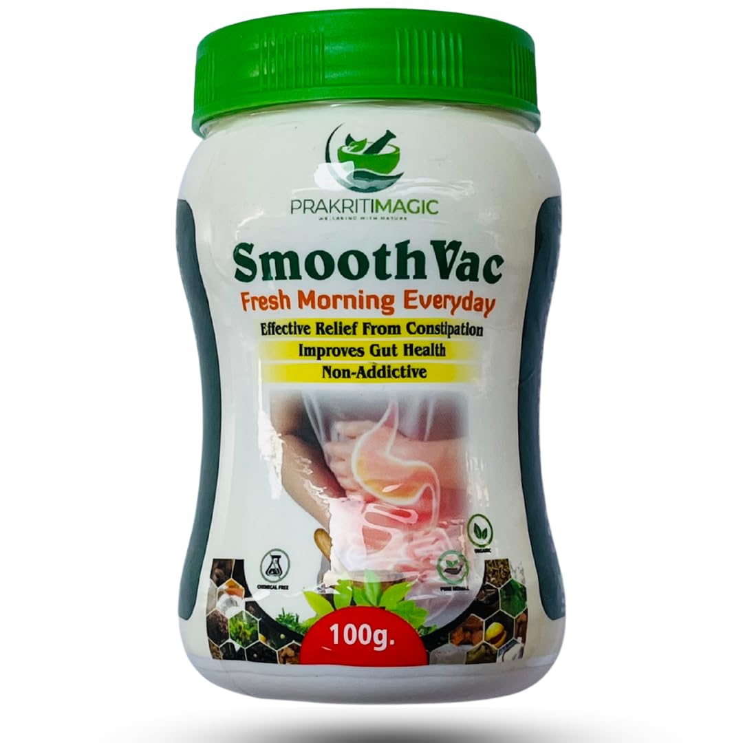 SmoothVac Ayurvedic Bowel Regulator Powder - Isabgol Stool Softener By ...