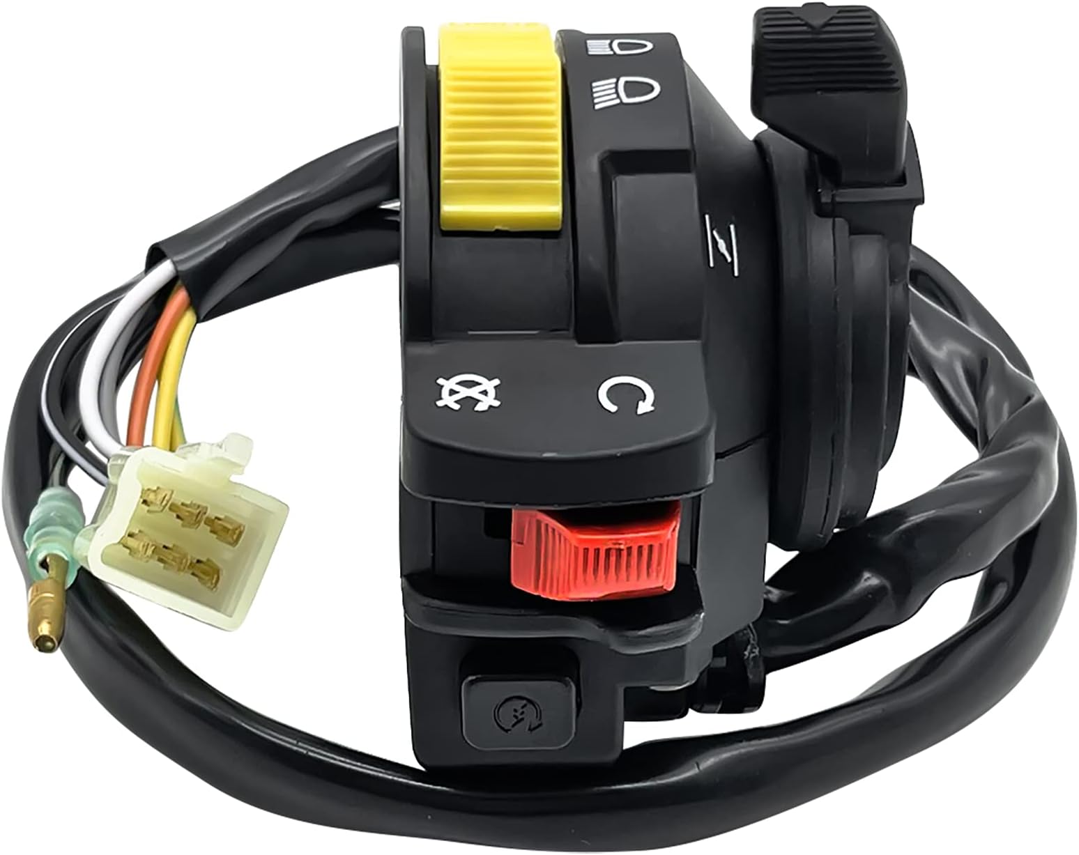 Amazon.com: M MATI Left Handlebar Switch Start Stop Kill Headlight for ...