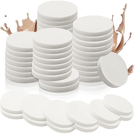 Amazon.com: Anleolife 24pcs Compact Foundation Power Puffs Facial ...