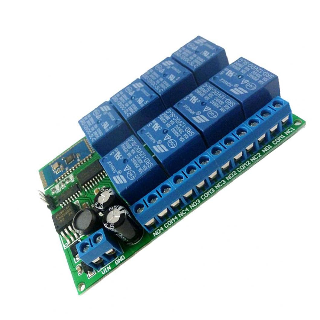 Relay Module Relay Board 12v 8 Channel Bluetooth Relay Module ...