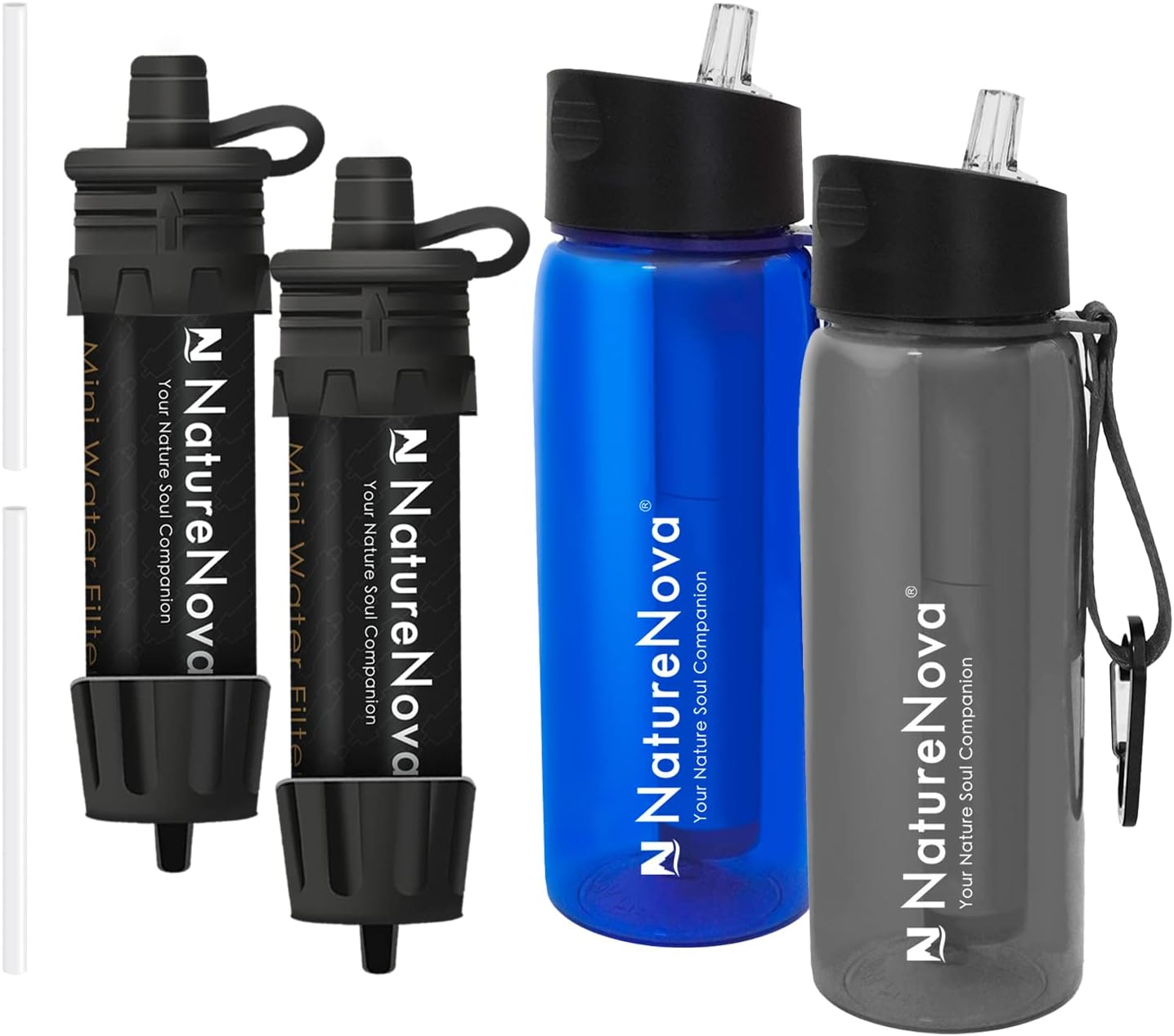 Amazon.com : Mini Water Filter NatureNova Portable Emergency Water ...