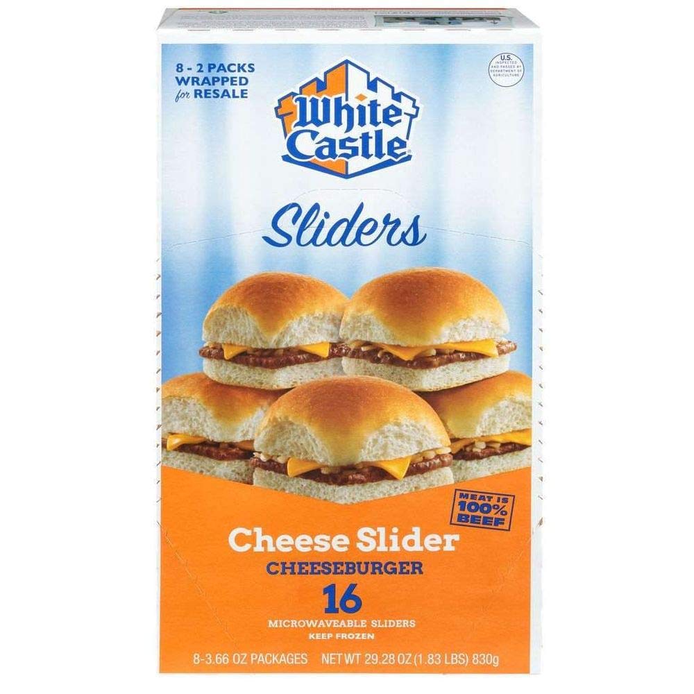Amazon.com: White Castle Cheeseburger Cheese Sliders, 29.28 Ounce - 6 ...