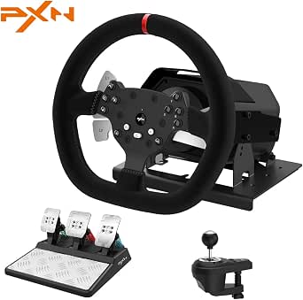 PXN - Xbox Steering Wheel, V10 Real Force Feedback Gaming Racing ...