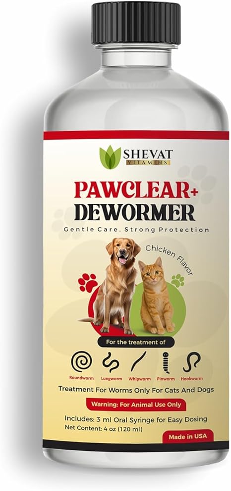 Amazon.com : pawclear dewormer – Advanced Dewormer for Cats & Dogs ...