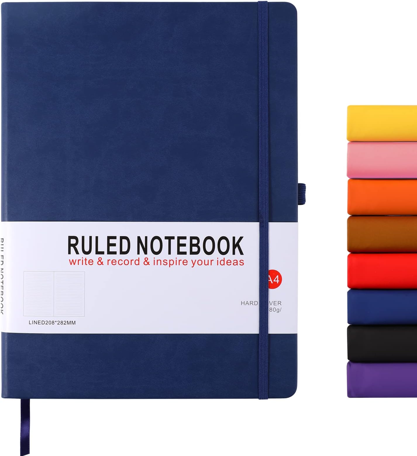 HIJYOO A4 Notebook, Notebook A4 Journal Notebook Hardcover Notepad with ...