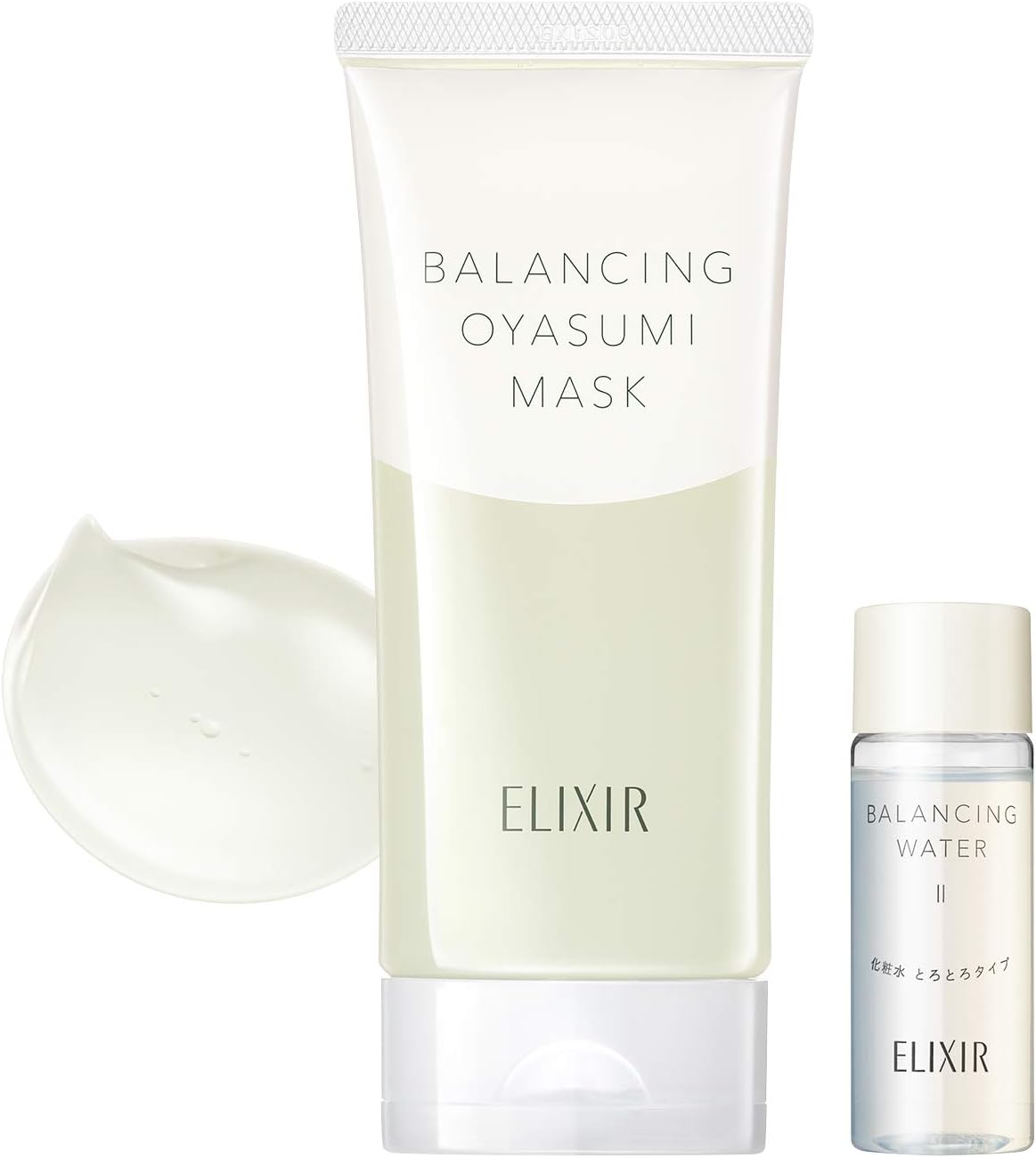 Amazon.co.jp: ELIXIR REFLET(エリクシール ルフレ) バランシング おやすみマスク 限定セット aL フェイスパック セット品 90g+18mL : ドラッグストア