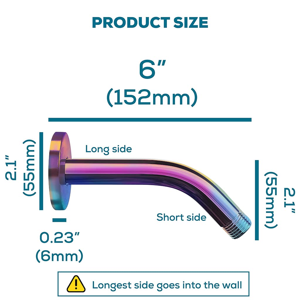 Snapklik.com : SparkPod 6 Inch Shower Arm