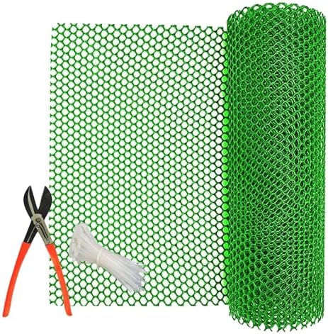 Singhal Tree Guard Net, Garden Fencing Net Virgin Plastic with 1 Cutter ...
