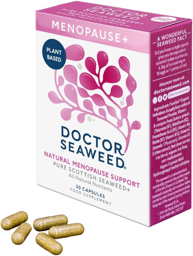 Doctor Seaweed | Menopause+ Capsules | 1 Months Supply | Organic ...