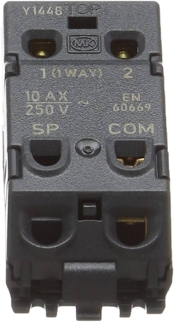 MK Aspect/Edge Grid K4882LBKB 10A Single Pole 2-Way Grid Module ...