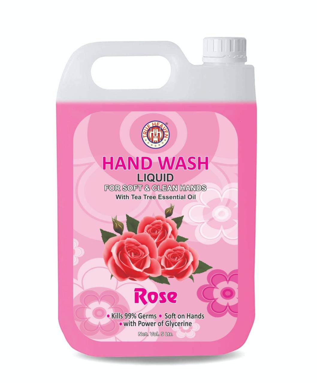 Buy TRUE HEAVEN Rose Hand Wash 5 litre Economy Pack, Very Gentle On ...