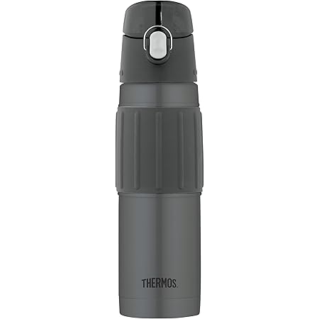 Buy Thermos Vacuum Insulated 18 Ounce Stainless Steel Hydration Bottle, Charcoal Online at Low ...