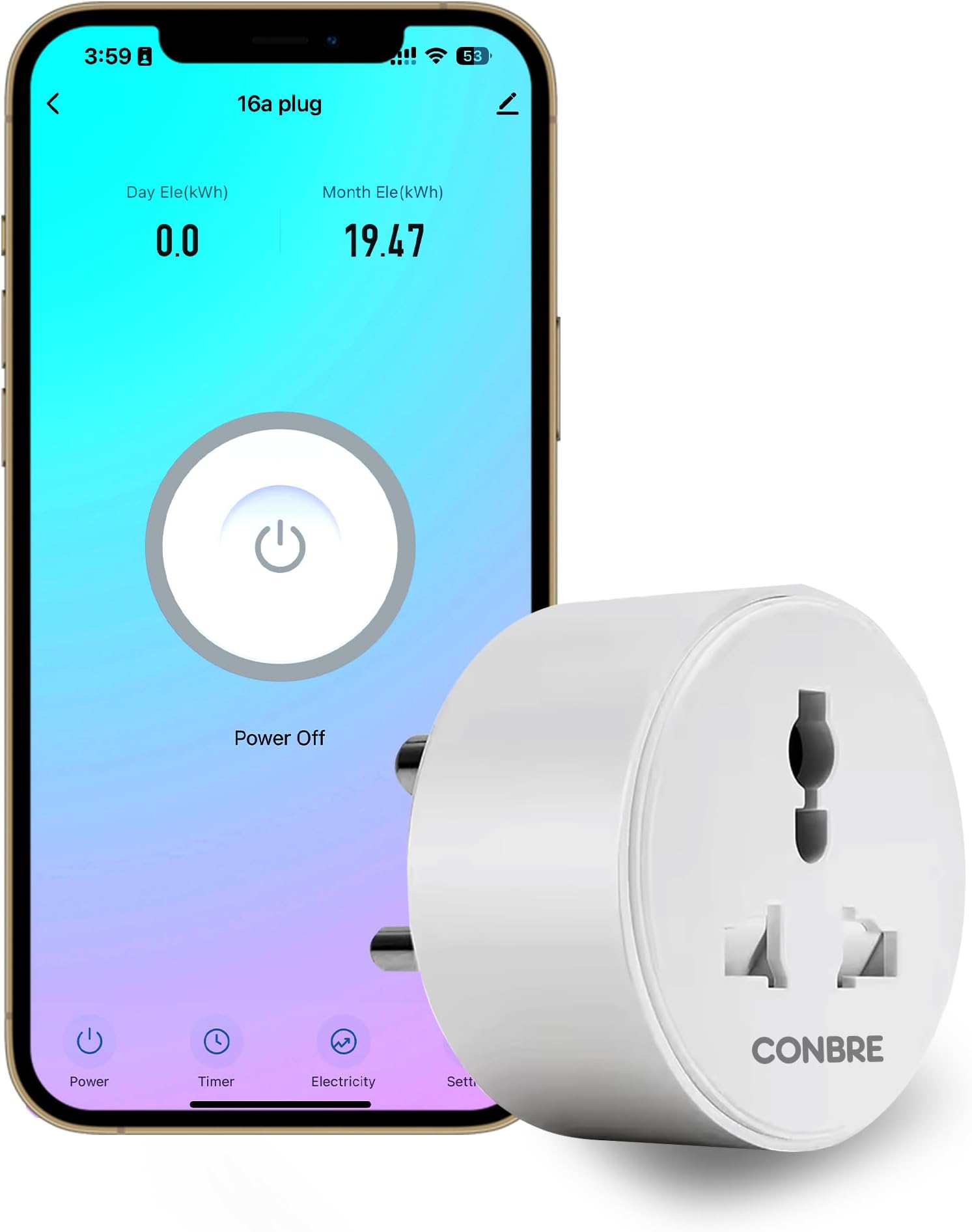 Wipro 10A square Wi-Fi Smart Plug (Pack of 1) : Amazon.in: Home Improvement