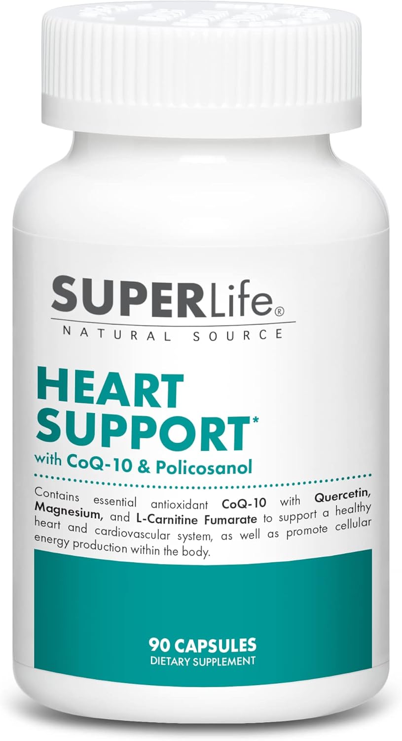Amazon.com: Heart Support - with CoQ-10, Quercetin, L-Carnitine Fumarate, L-Arginine, Berberine ...