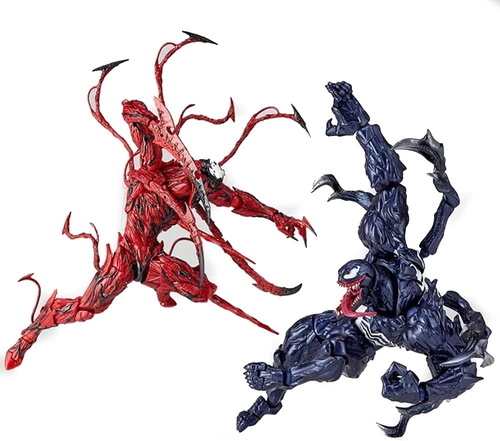 Amazon.com: JaBuBeaGup 7inch Venom Carnage Action Figure Collectible ...