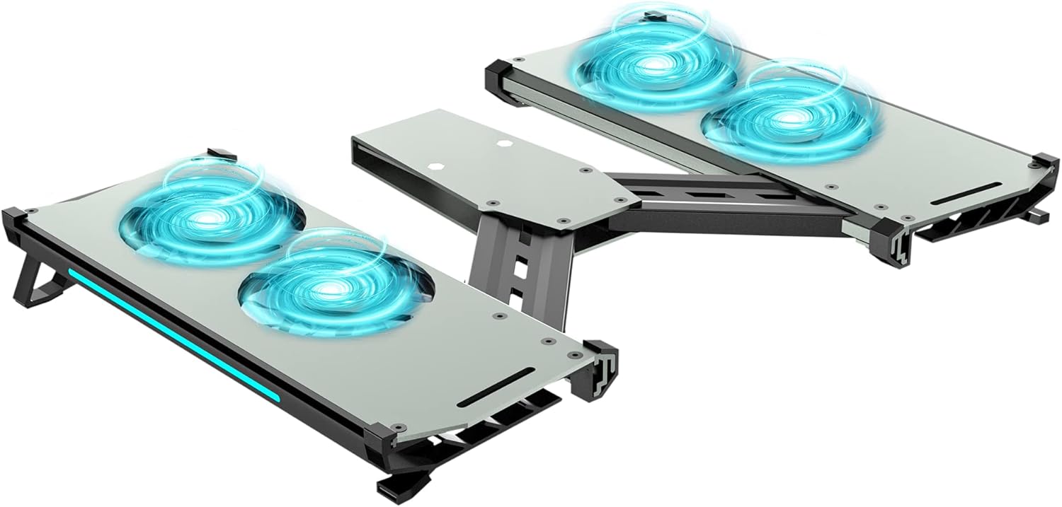 Amazon.com: Smart Laptop Cooling Pad 15"-17" Cooler Pad, Compatible ...