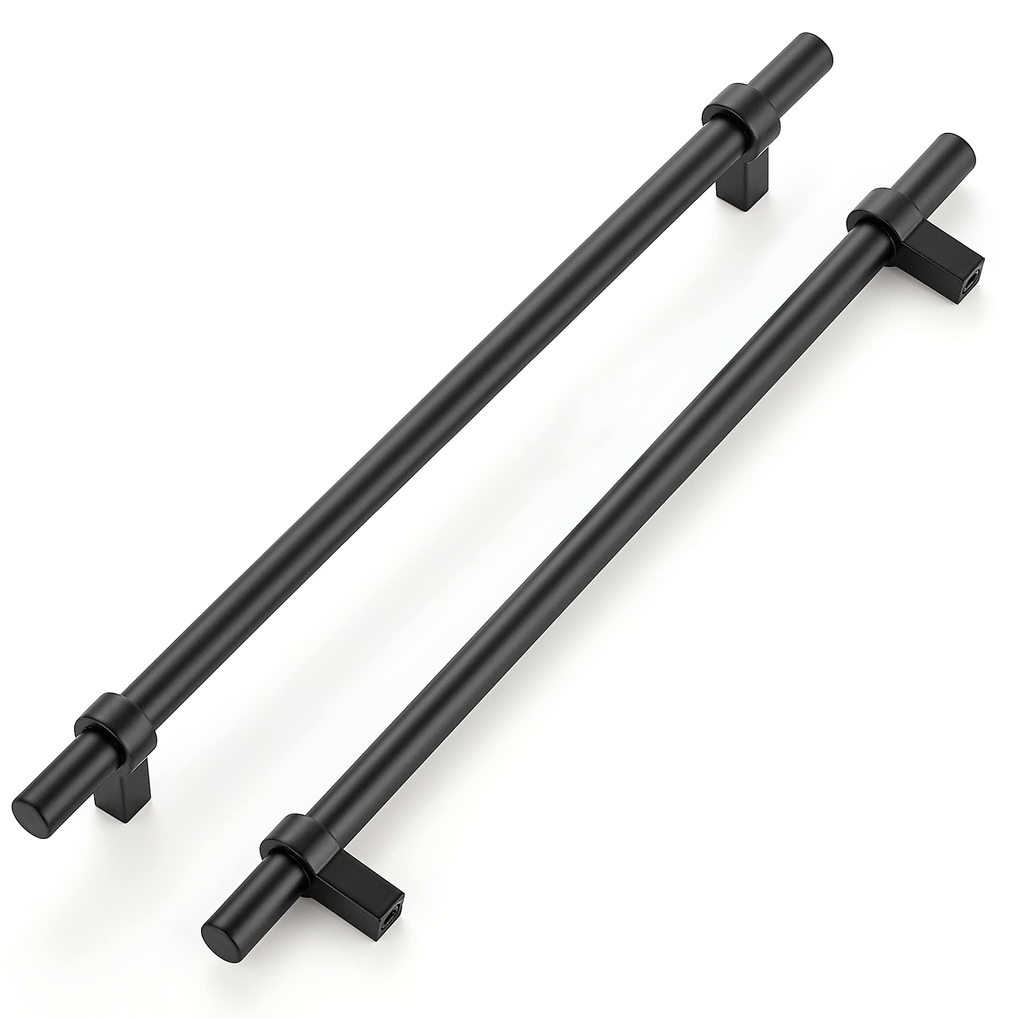 Snapklik.com : Home Expert 5 Pack Black Matte Black Modern T-Shaped 10 ...