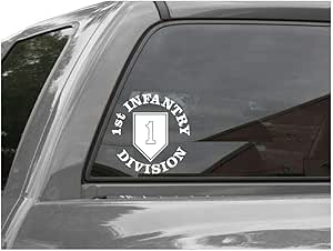 Amazon.com: Edward & Co Sticker 1ST Infantry Division Decal United ...