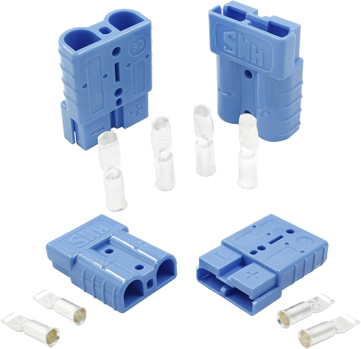 Amazon.com: Bonsicoky 2 Pcs 12V-36V Battery Quick Connector, 50A ...