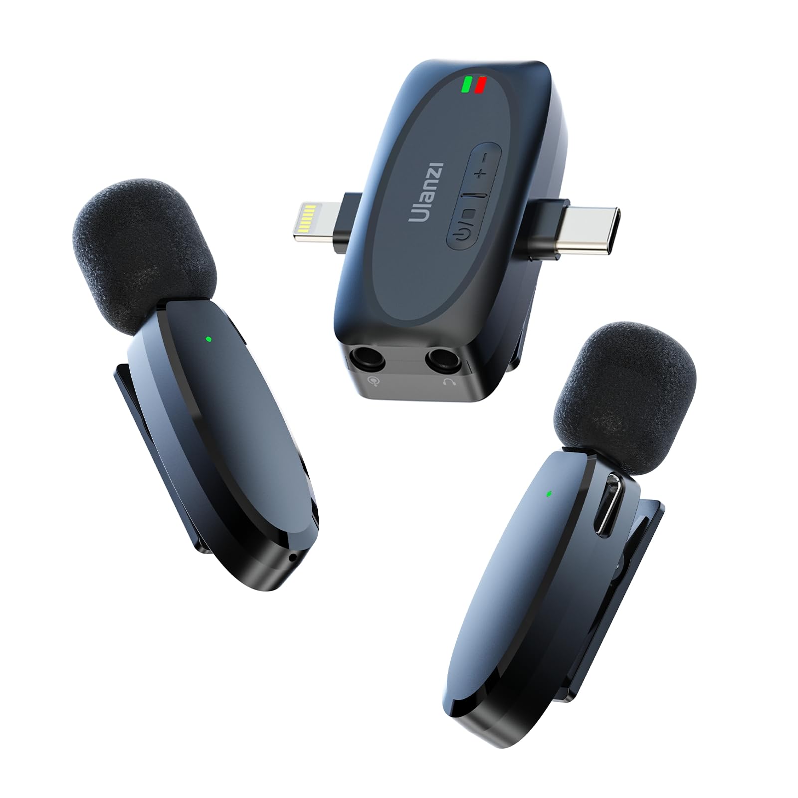 Amazon.com: Ulanzi Mini Microphone Wireless Lavalier Microphones for ...