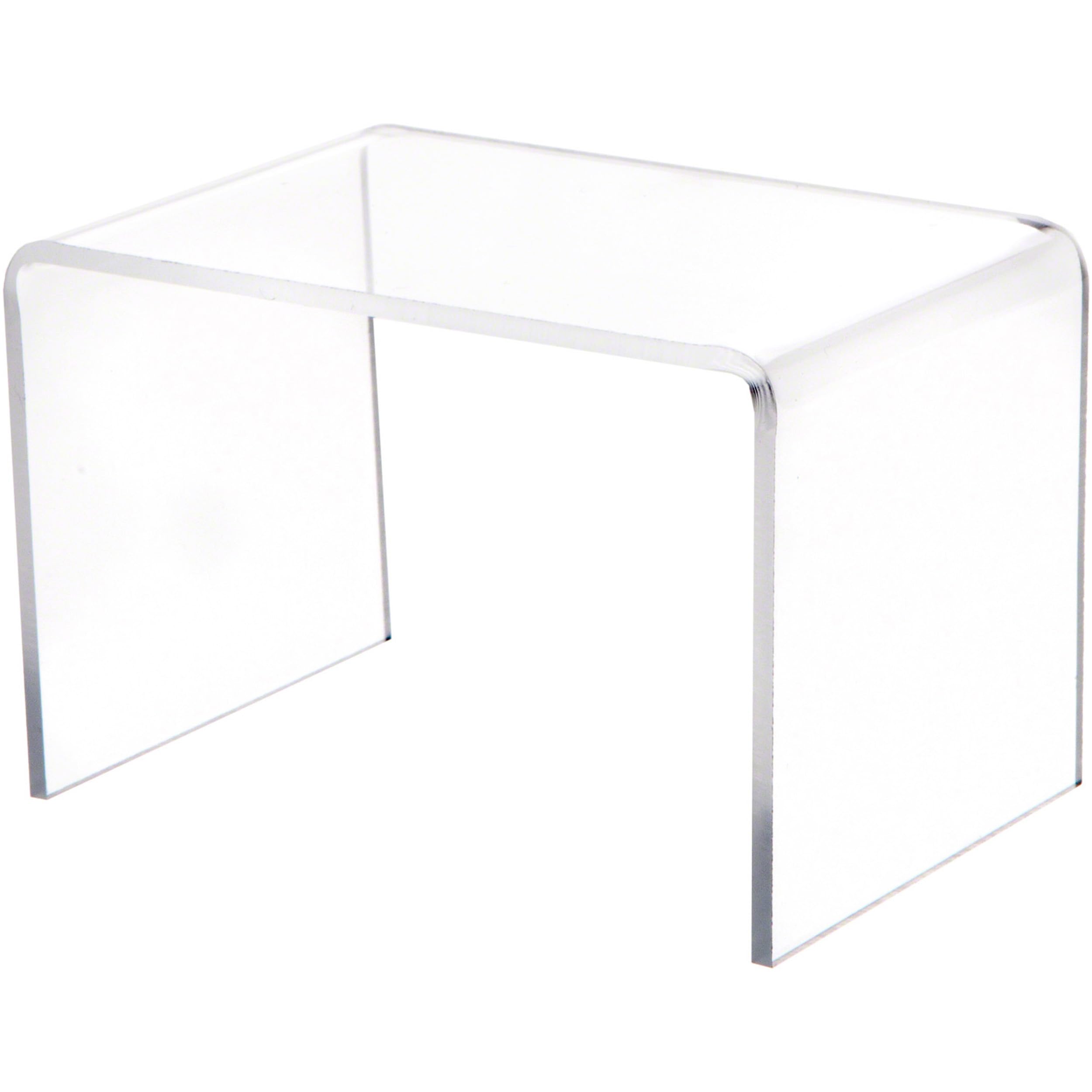 Amazon.com: Plymor Clear Acrylic Rectangular Display Riser, 3 inch ...