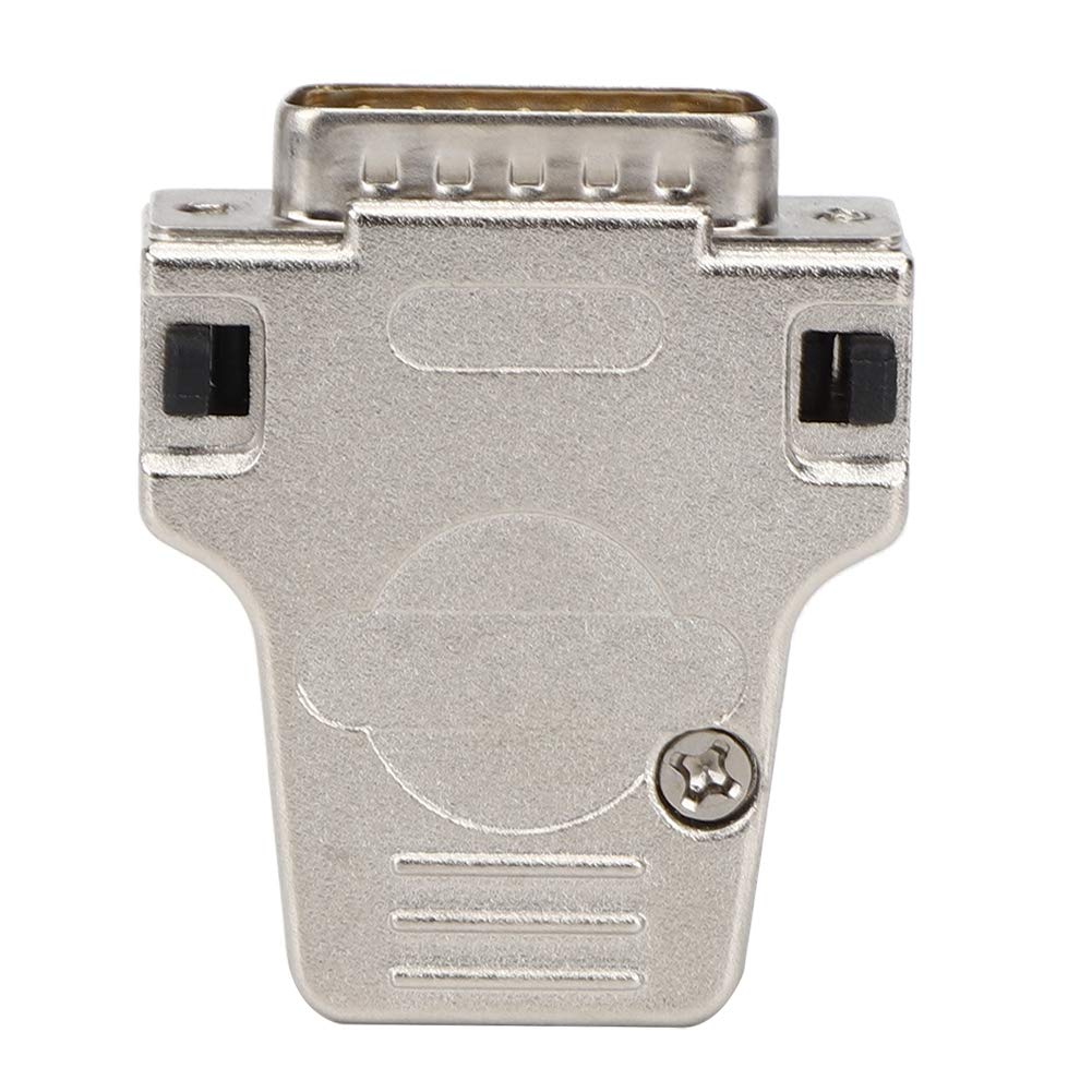 Amazon.com: XIASABA DB15P-180 D SUB Serial Connector Metal Shell 15 Pin ...