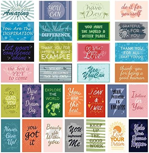 BRYTEFY 100 Motivational cards with inspirational quotes ...
