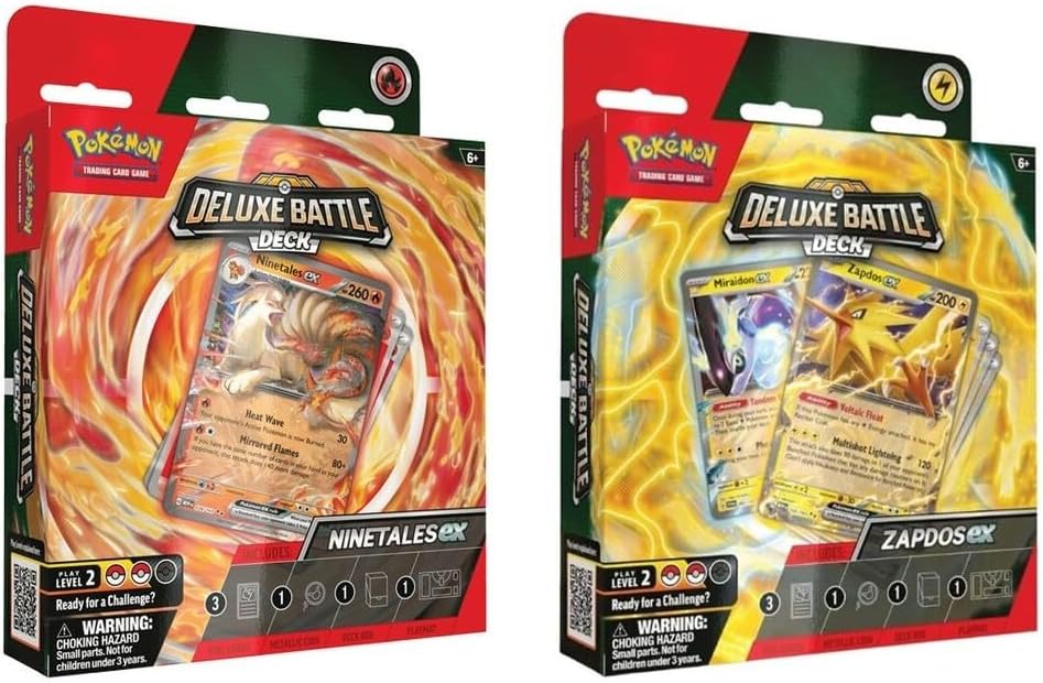 Amazon.com: BANDAI Pokémon TCG Card Game: Deluxe Ninetal Combat Deck ...