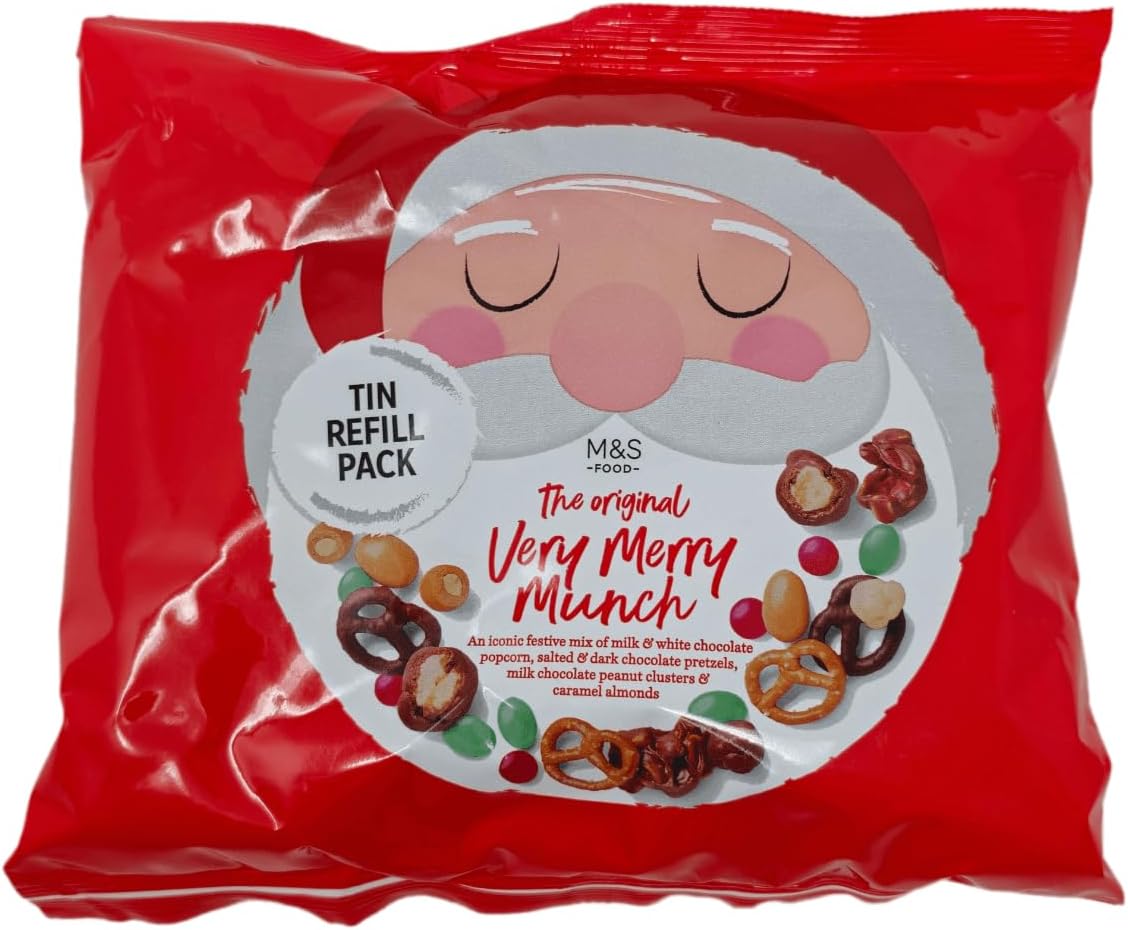 Christmas Very Merry Munch Mix M&S, Refill Pack, 460g : Amazon.co.uk ...