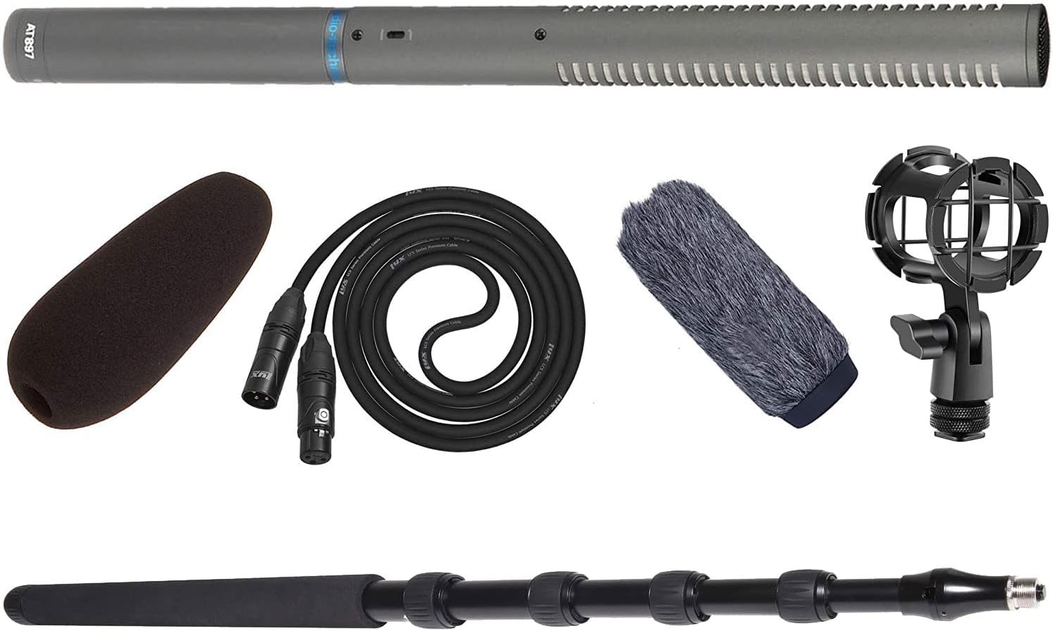 Amazon.com: Audio-Technica AT897 Line + Gradient Condenser Microphone ...