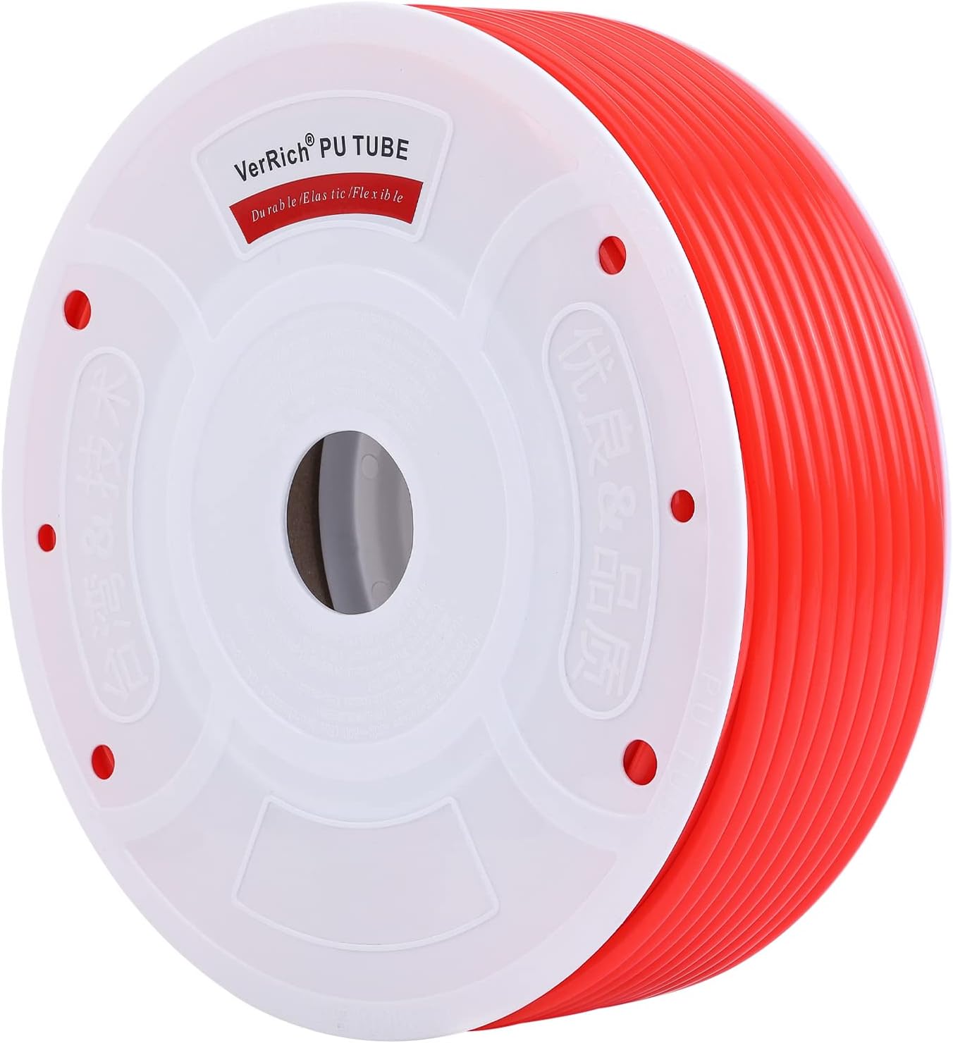 VerRich Pneumatic Tubing Pipe Pu Hose,Orange 8mm OD x 5mm ID 295 FT 90 ...