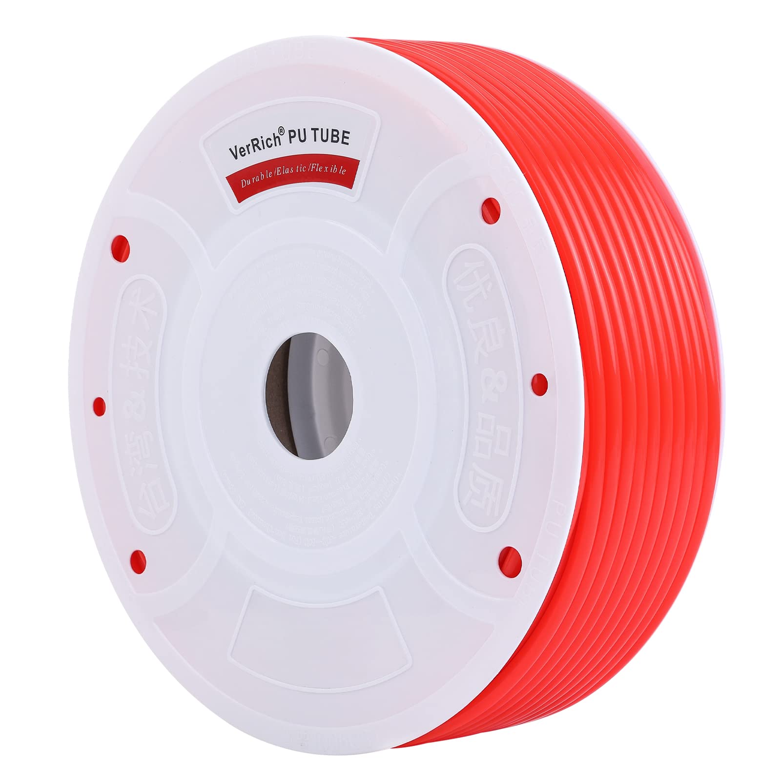 VerRich Pneumatic PU Tube Pipe, 8mm OD x 5mm ID 100 Meters(328 FT) Air ...