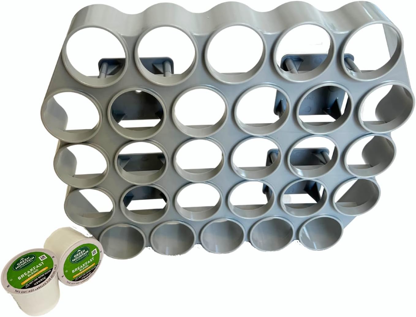 Amazon.com: Mind Reader Single Serve Pod Organizer, Wall Mount, 20 Pod ...