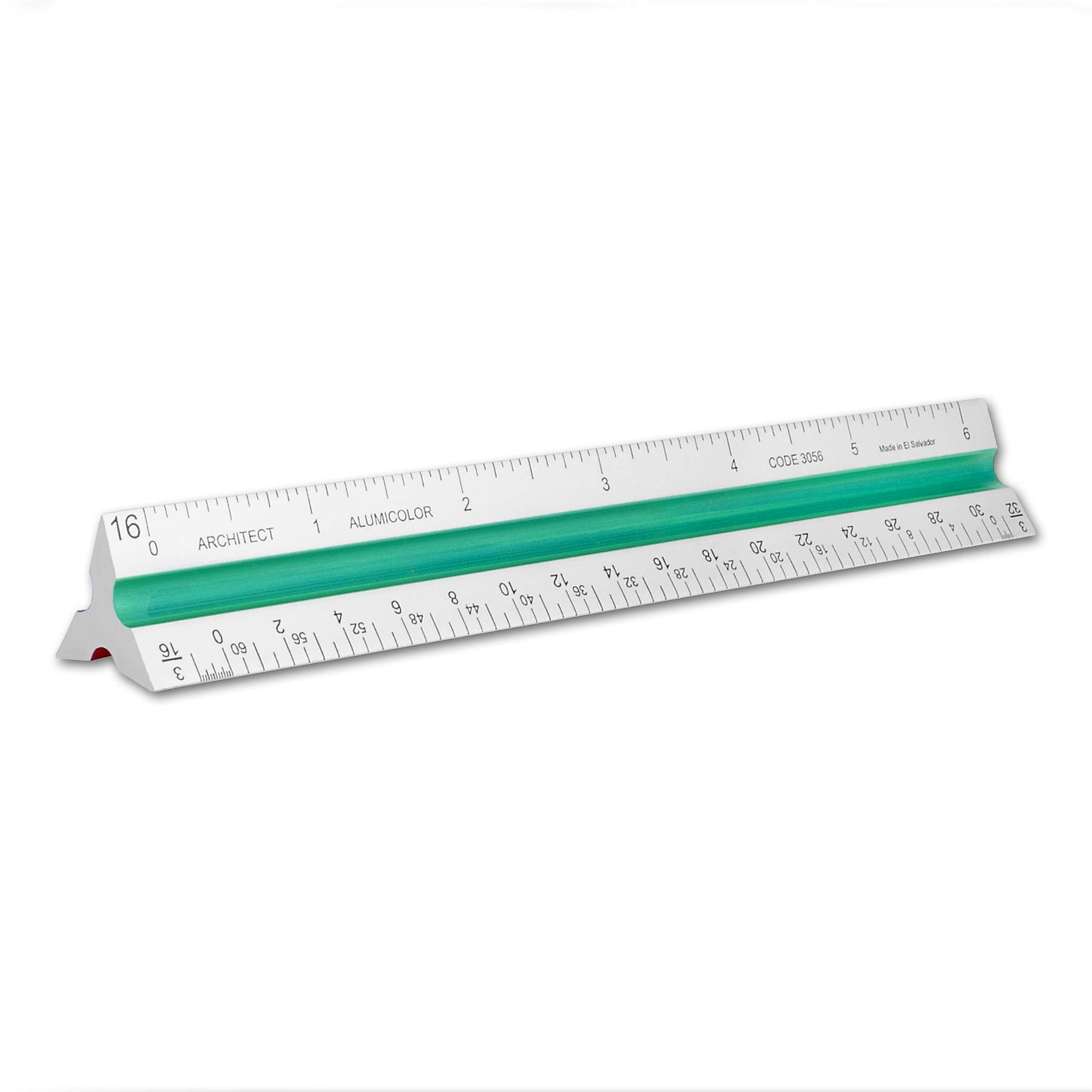 Snapklik.com : Alumicolor Aluminum Architect Color-Coded Solid Drafting Scale
