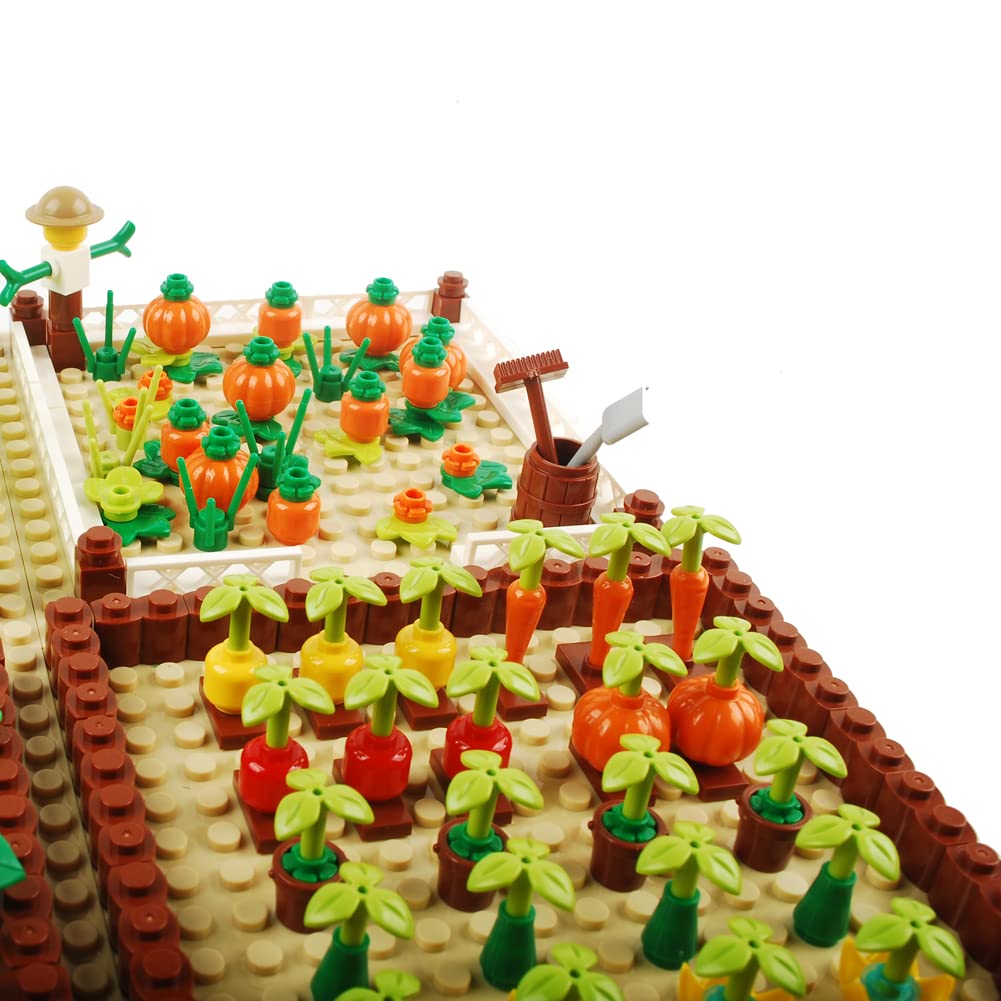 Snapklik.com : Farm Field Set Building Blocks Plant Animal Crops ...