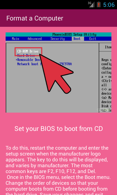 Format a Computer - App on Amazon Appstore