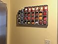Amazon.com: MyGift Torched Wood Shadow Box Display Case, Wall Mounted ...