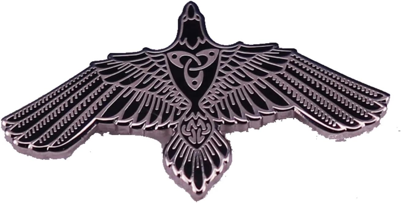Amazon.com: Odin Raven Crow Norse Viking Rune Celtic Knot Thor 1.7 ...