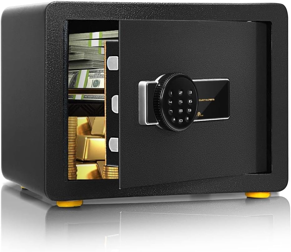 GiantexUK Electronic Security Safe Cash Box, Digital Keypad Safety Box ...