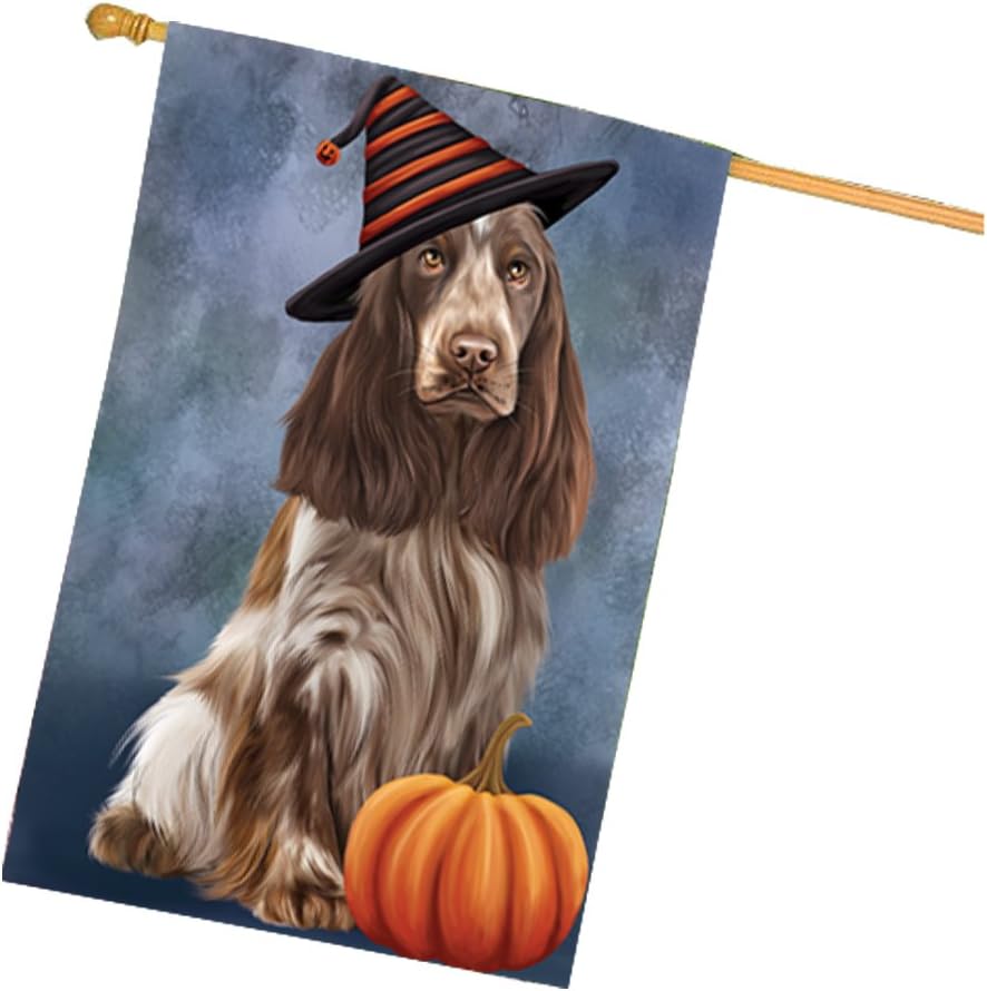 Amazon.com : Cocker Spaniel Dog House Flag - Premium Quality Home ...