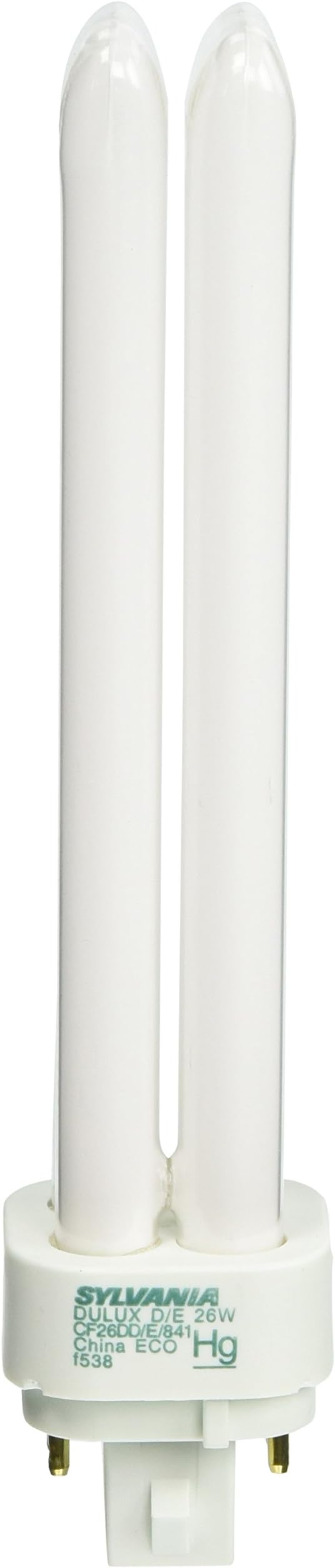 Sylvania 20669 Compact Fluorescent 4 Pin Double Tube 4100K, 26-watt ...