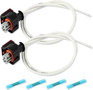 Amazon.com: PT3739 Fuel Injectors Connect Pigtail Replace 19368140 ...
