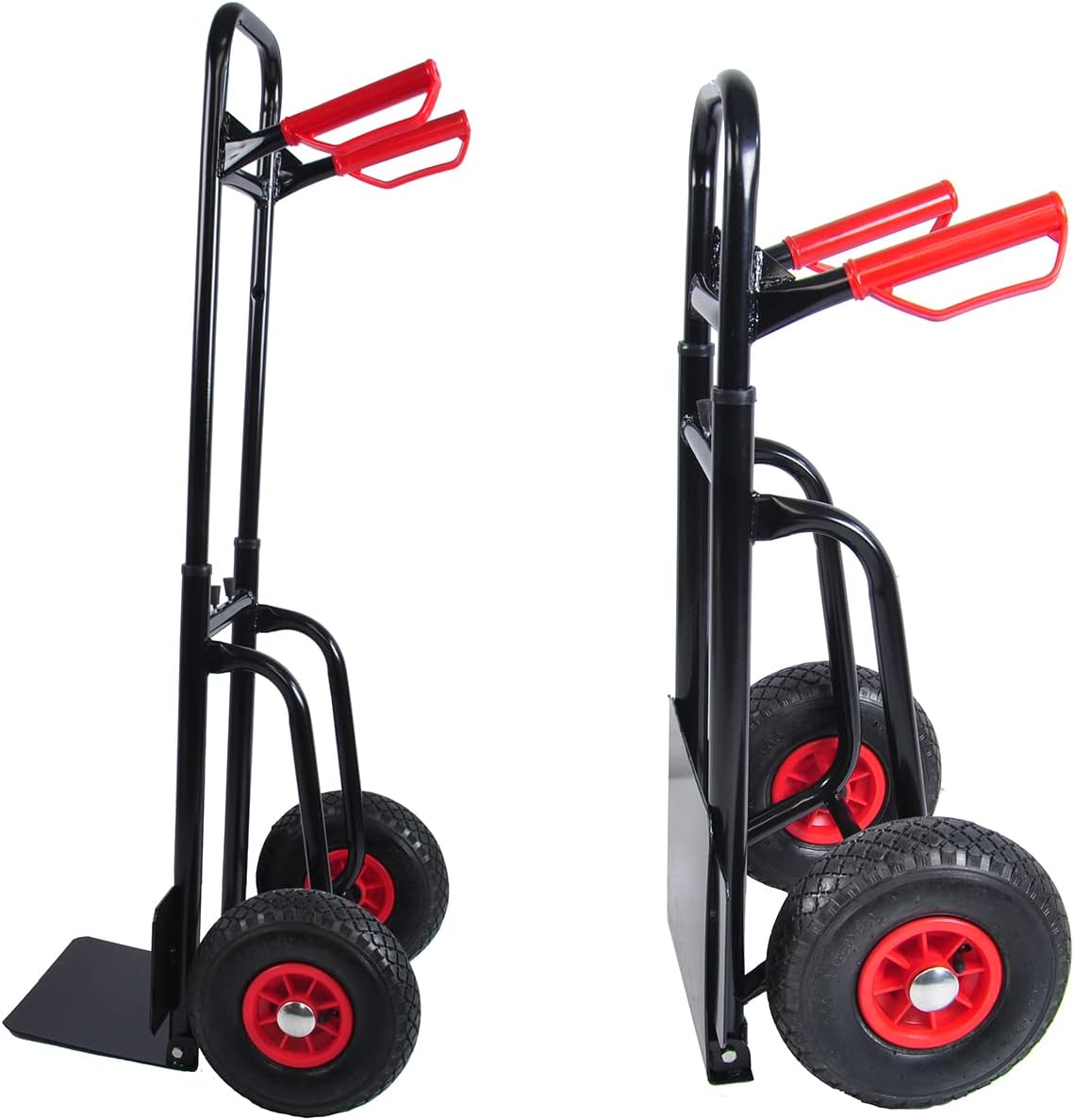 Amazon.com: Folding Hand Truck and Dolly, Heavy Duty 330 Lb Capacity ...