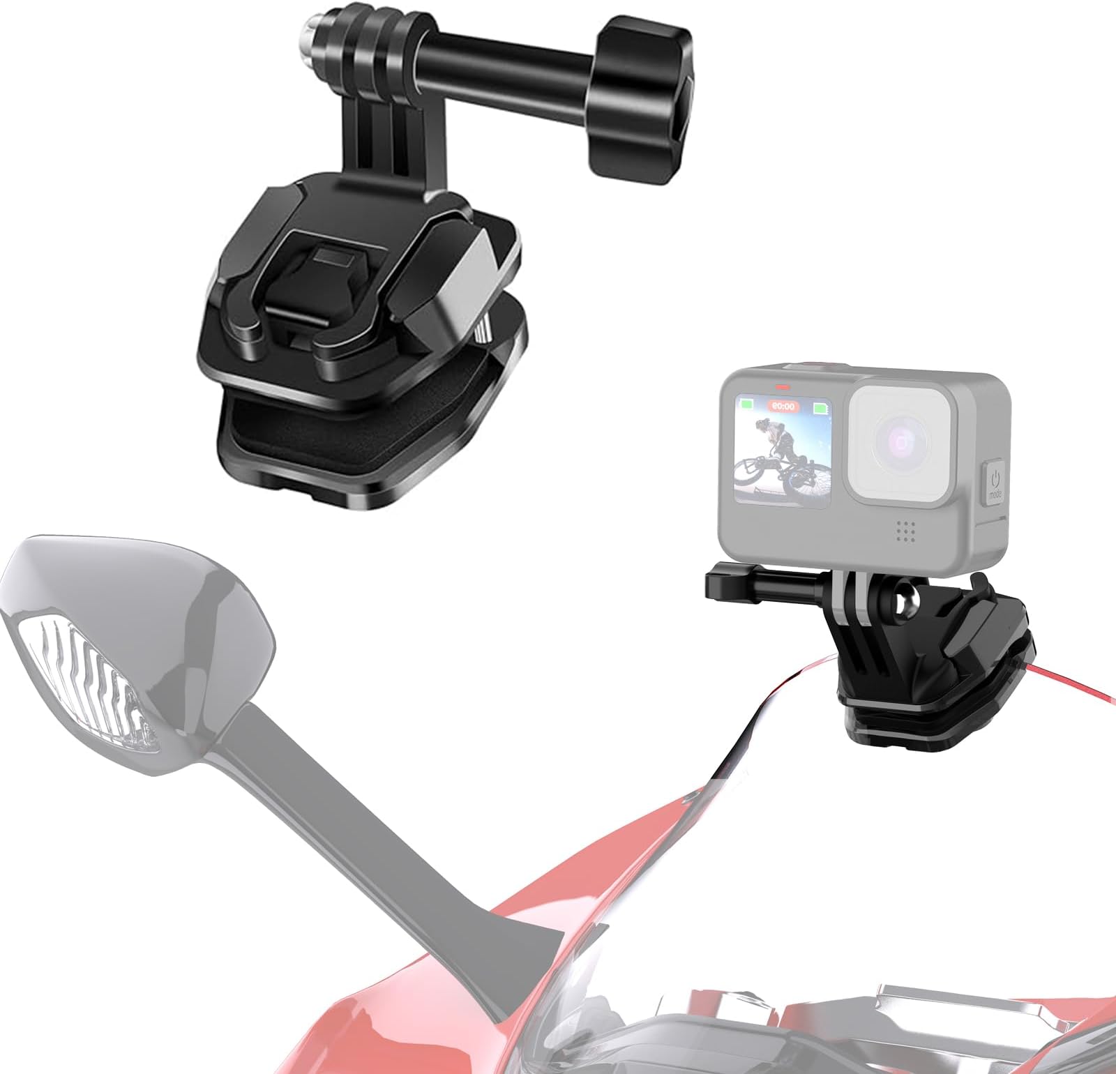 Amazon.com: 9 pcs Quick Release Buckle Clip Basic Base Mount for Gopro ...