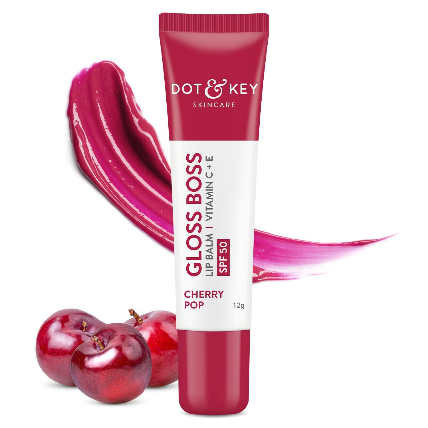 Buy DOT & KEY Women's Cherry Lip Balm SPF 50 (12gm) | Moisturization ...